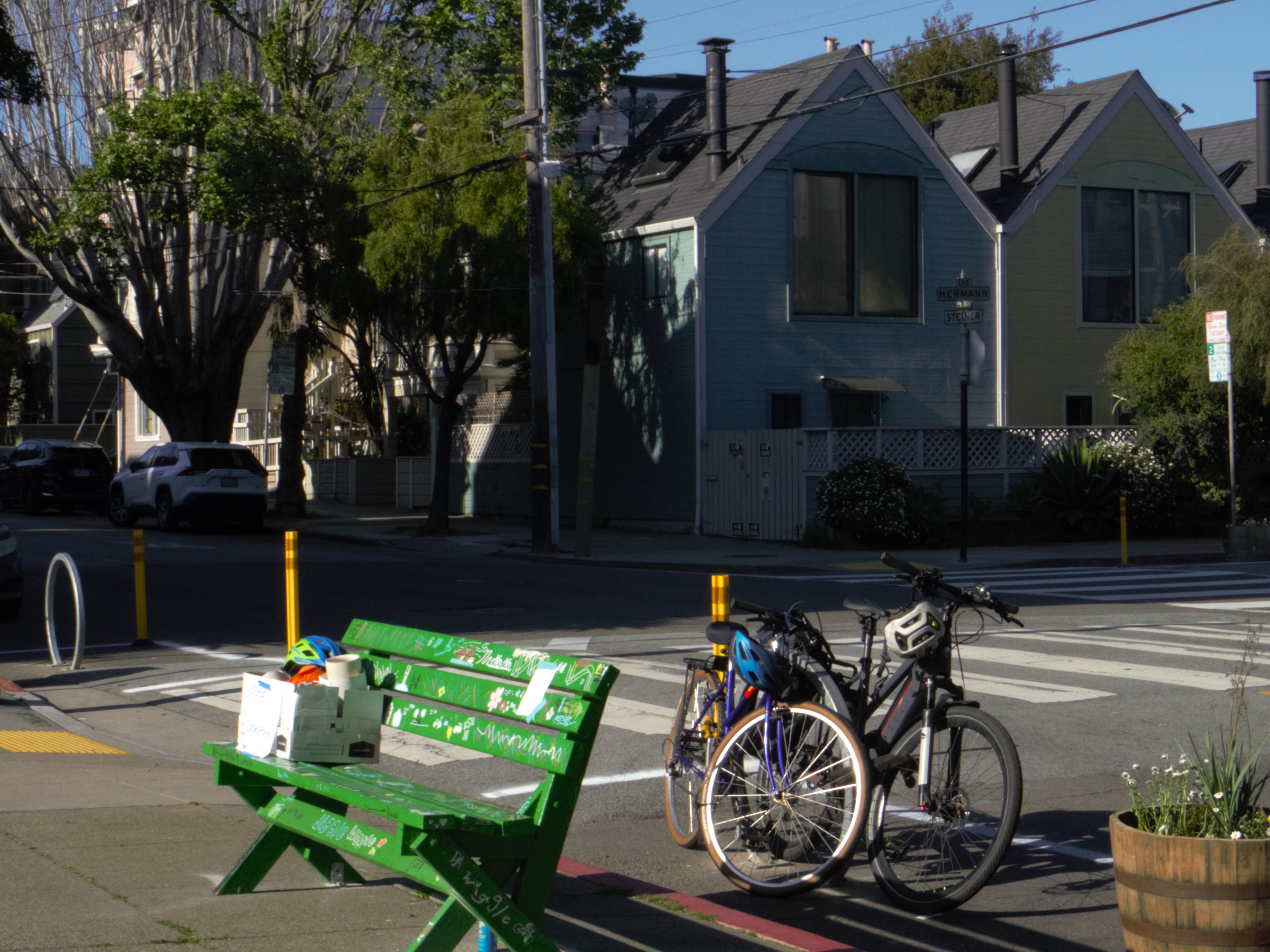 San Francisco Rips Out Planters, Benches, Posts on Wiggle Crosswalk ...