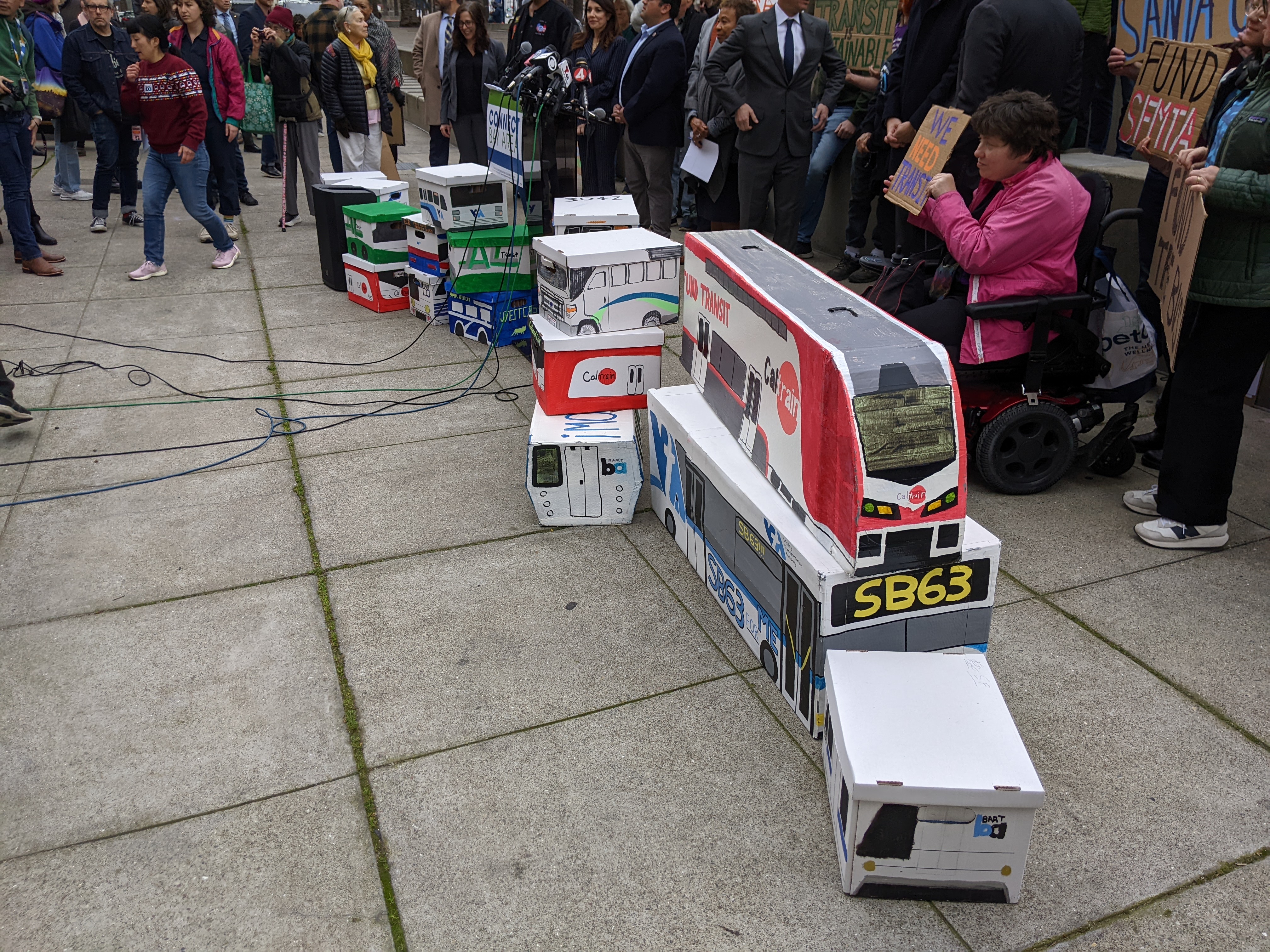 Advocates Rally for Transit Funding Measure Signature Effort ...